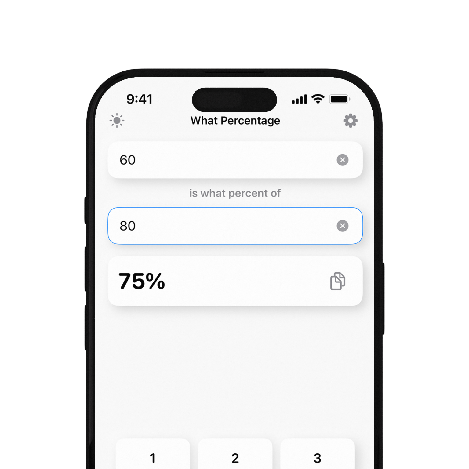 Percent - iOS App - Percent - iOS App